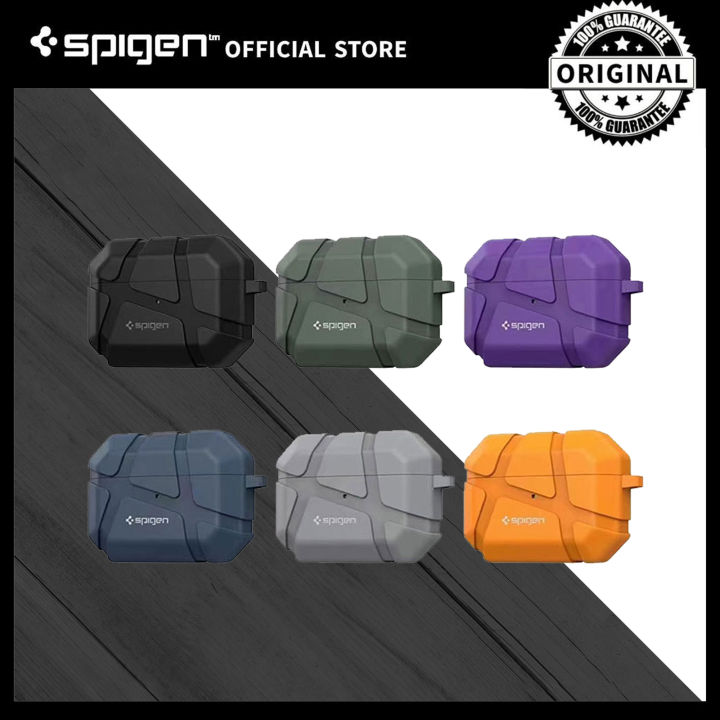 Spigen Civilian ARMOR Case for Apple AirPods Pro, AirPods 3, AirPods Pro 2 - Durable Soft-Touch ...
