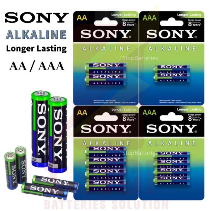 SONY AA / AAA 1.5V Long-Lasting Alkaline Battery | Lazada Singapore