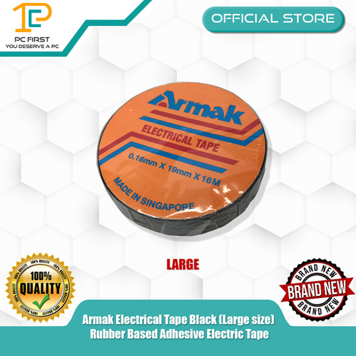 Armak Electrical Tape Black (Large size) Rubber Based Adhesive Electric ... Armak Electrical Tape Black (Large size) Rubber Based Adhesive Electric ...