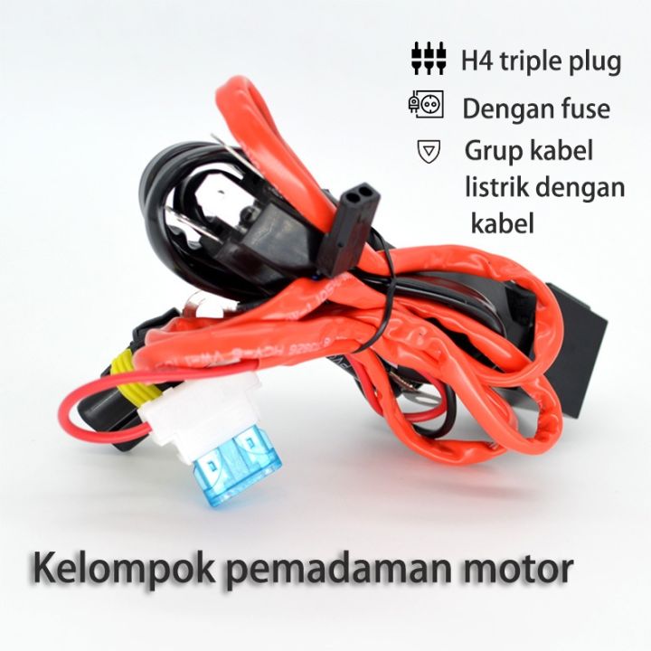Kabel Relay set projie hid/biled | Lazada Indonesia