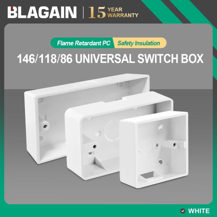 Type 146/118/86 Surface Electrical Wall Utility Box For Switch Outlet ...