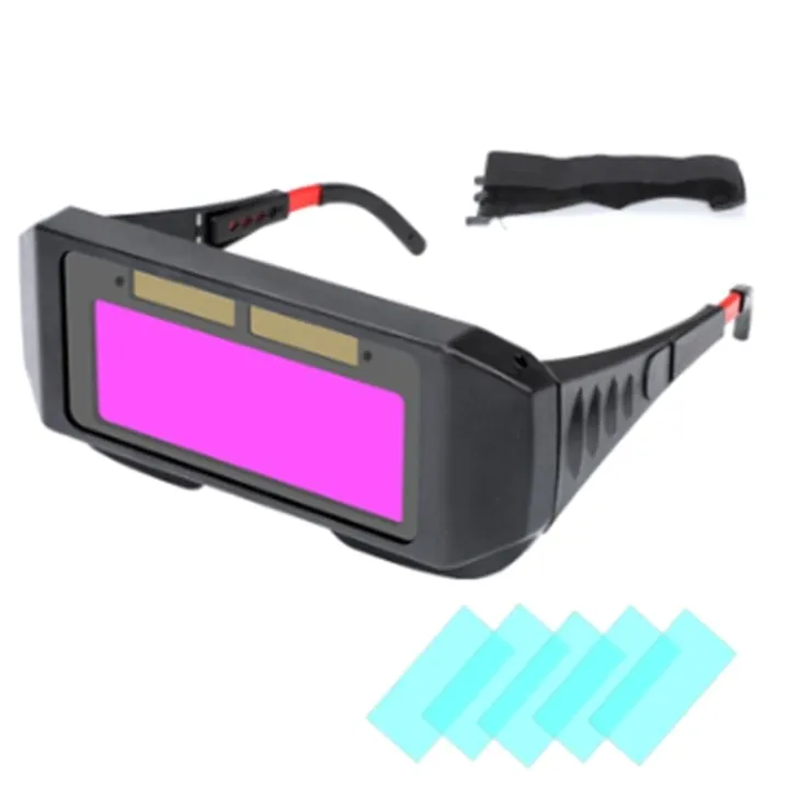 (JGRW) Welding Goggles Automatic Light-Changing Welding Glasses for ...