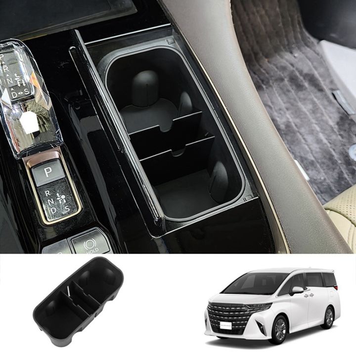 Car Center Console Silicone Water Cup Holder Storage Box for Alphard ...