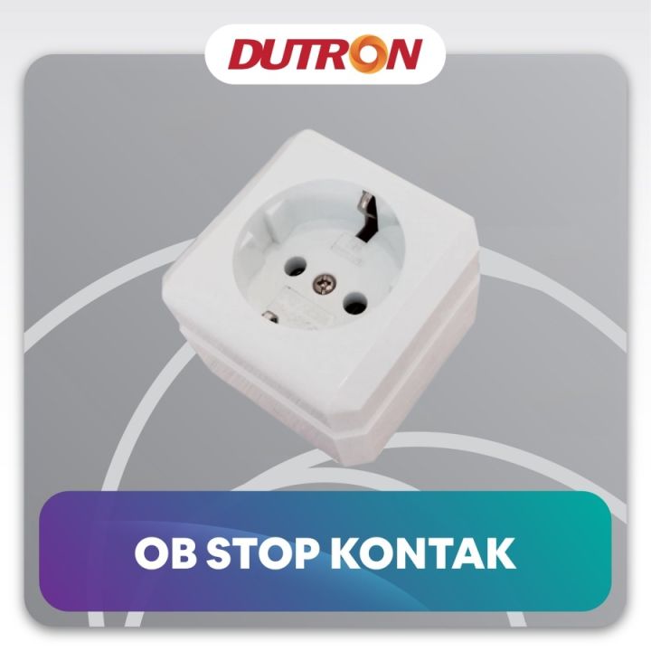 DUTRON Stop Kontak Outbow Stop Kontak Tempel Dinding SNI Stopkontak OB ...