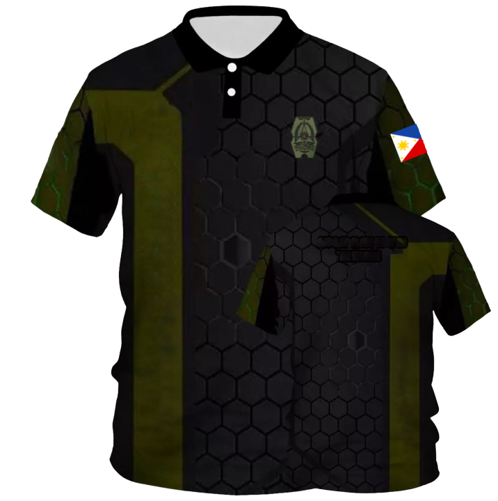 SECURITY OFFICER BLUE High Quality Full Sublimation PoloShirt ...