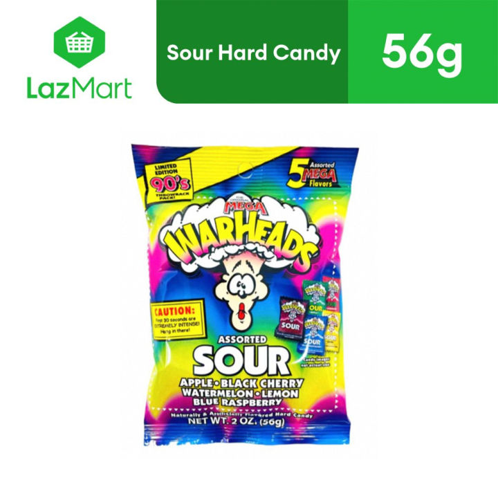Warheads Extreme Sour Hard Candy Peg Bag (56g) | Lazada PH