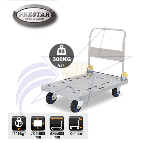 PRESTAR PVC Trolley 300KG [ PF-301] / Original Made In Japan | Lazada ...
