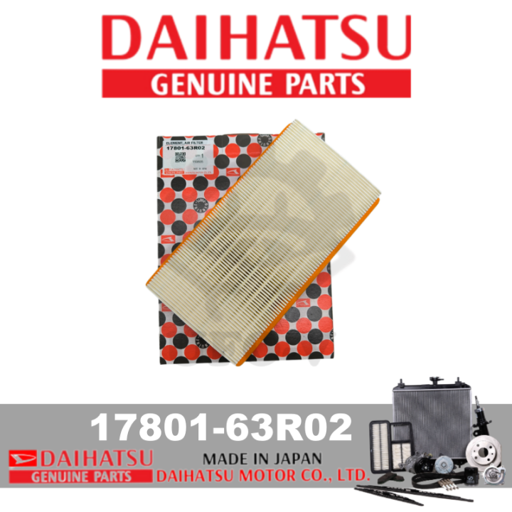 17801-63R02 Air Filter for Perodua Bezza 1NR-VE 1.3 2016-2024 | Lazada
