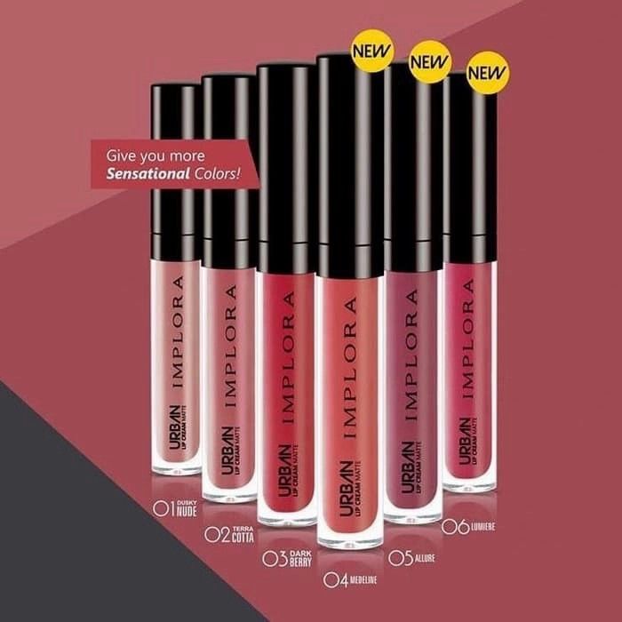 Implora Urban Lip Cream Matte | Lazada Indonesia