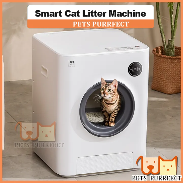 Pets Purrfect Pet Marvel Smart Cat Toilet 🐱 Fully Automatic Cat Litter ...