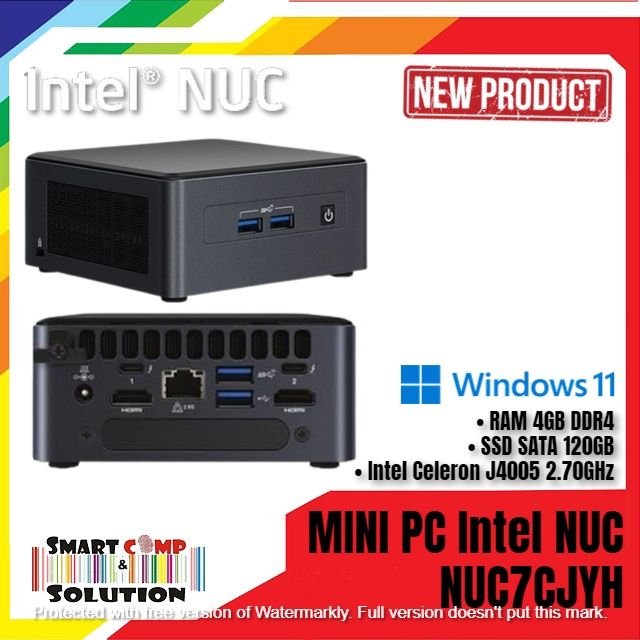 Komputer Mini PC Intel NUC NUC7CJYH RAM 4GB SSD 120GB Windows 11 komputer-mini-pc-intel-nuc-nuc7cjyh-ram-4gb-ssd-120gb-windows-11