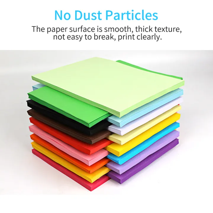 100 Sheets A4 Color Copy Paper 210x297mm/8.3x11.7in Printer Paper 70GSM ...