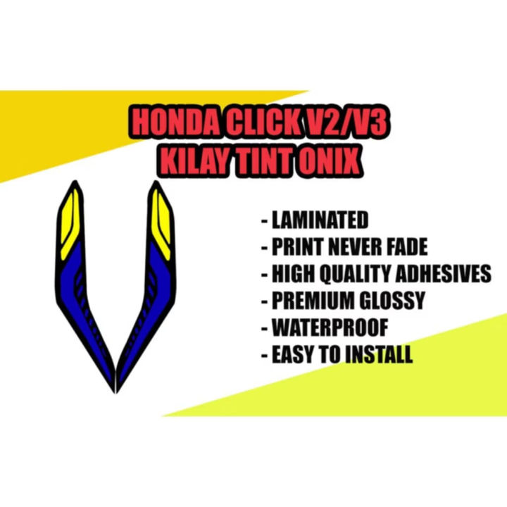 HONDA CLICK VERSION 2/VERSION 3/CLICK STICKER I HONDA CLICK STICKER I ...