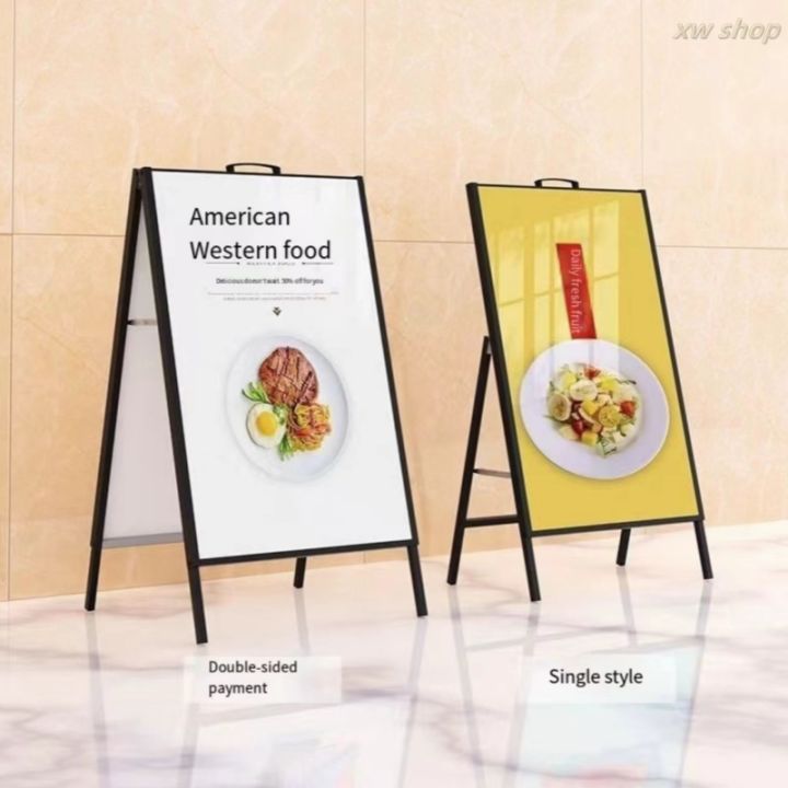 A Type Foldable Stand Signage / Floor Sign Sintra Board Menu Printing ...