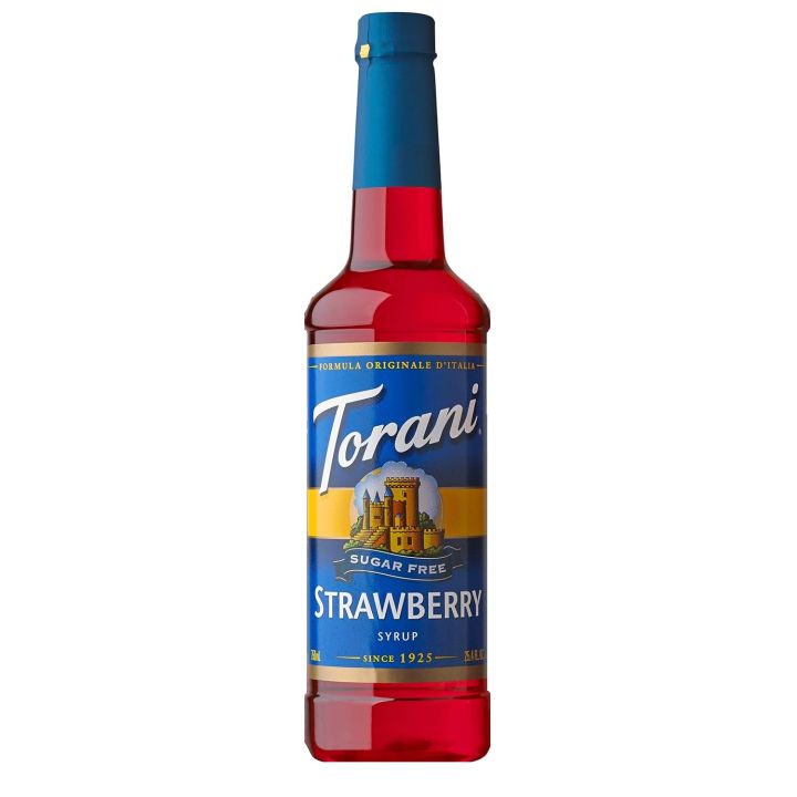 Torani Sugar Free Strawberry Flavoring Syrup 750ml (25.4oz) | Lazada PH