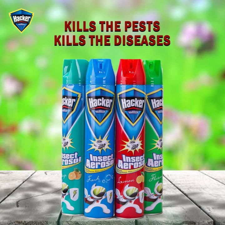 Hacker Mosquito Killer Spray | Lemon Scent | Insecticide | The Cooking ...