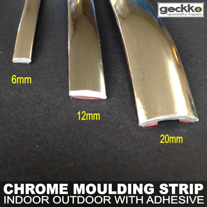 CHROME MOULDING STRIP by Geckko Specialty Tapes , Chrome sticker ...