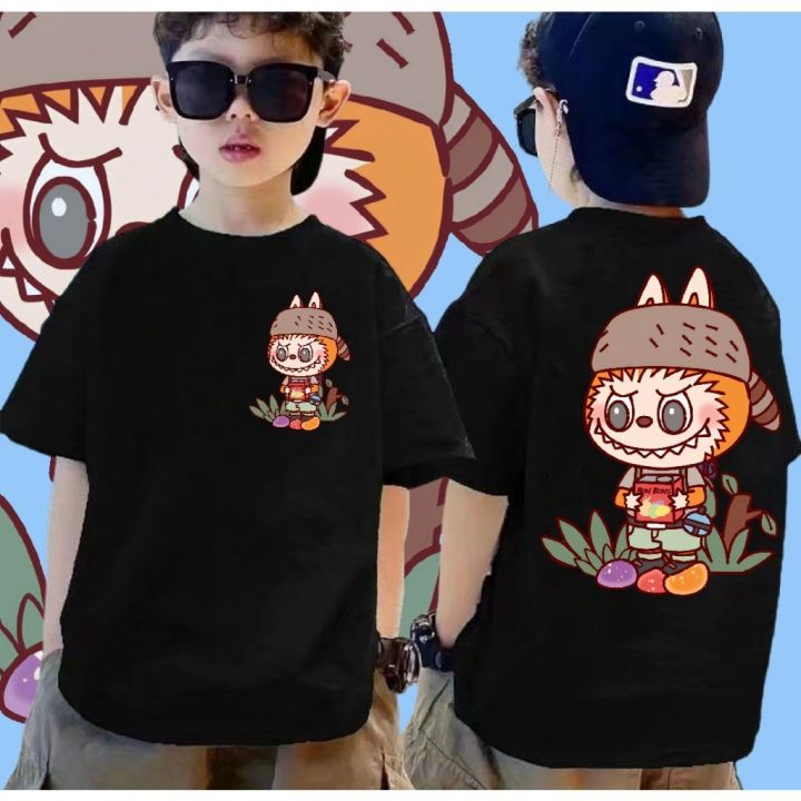 2024 Labu Boo Labubu Pop Mart T-shirt For Kids Comfortable Fit Unisex ...