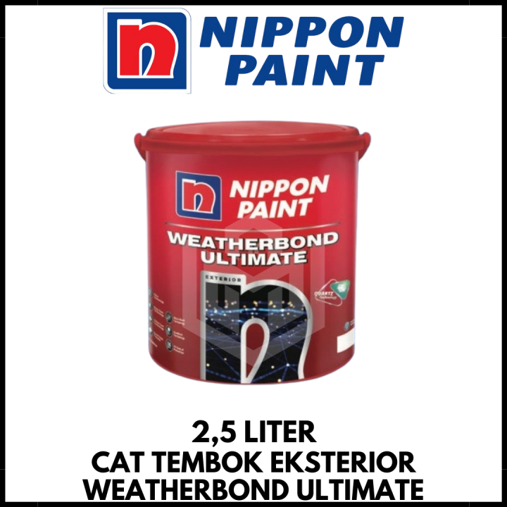Cat Tembok Eksterior Weatherbond Ultimate Galon 2,5Liter / Nippon Paint ...