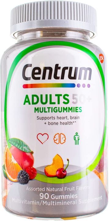 EXPIRY 08/2023 Centrum Supports Heart Brain + Bone Health For Adults 50 ...