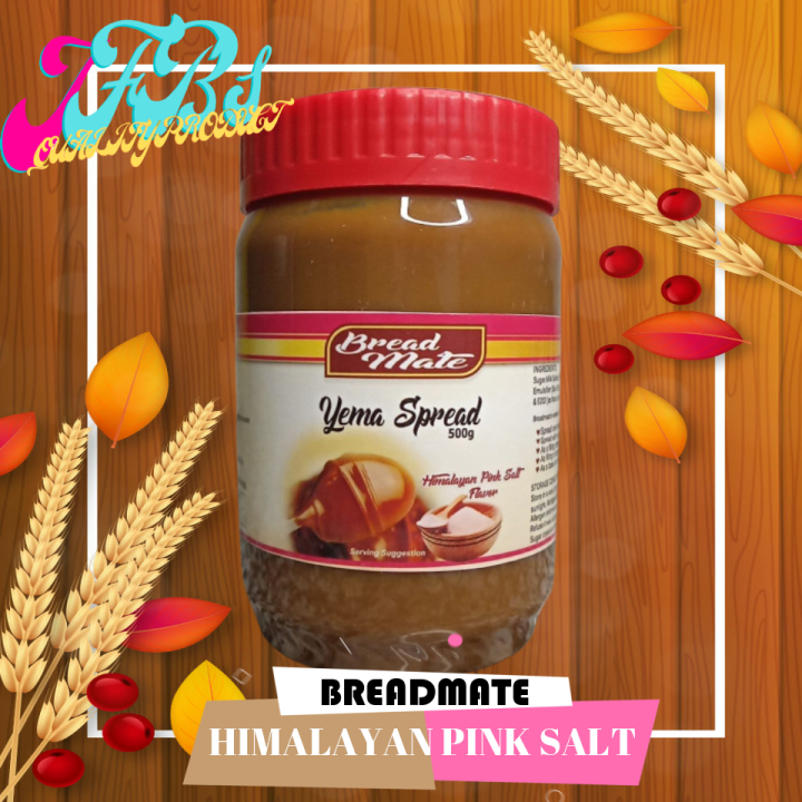 Breadmate Yema Spread Himalayan Pink Salt 500g | Lazada PH