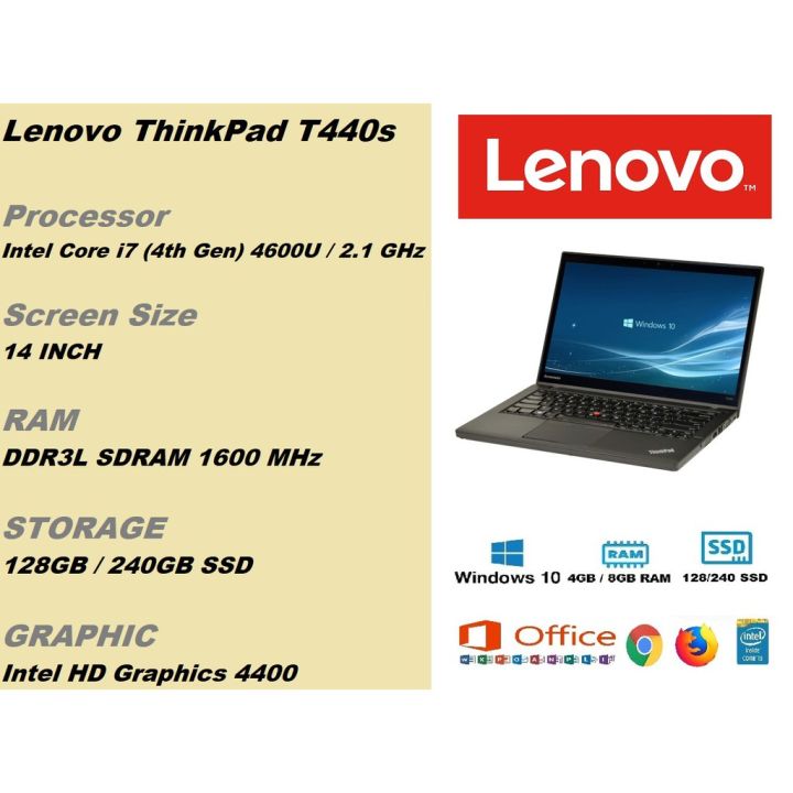 Lenovo ThinkPad L440 intel core i5 4th gen / L450 core i5 5th gen / x230 core i5 3rd gen/ E555 ...