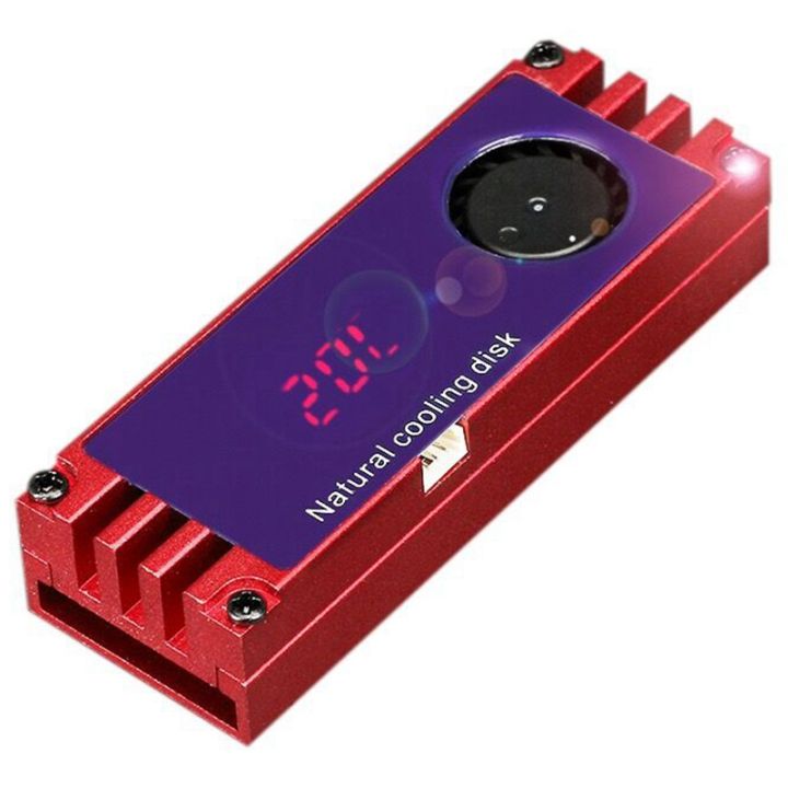 M2 SSD Heatsink Cooler Temperature OLED Digital Display M.2 2280 NVME ...