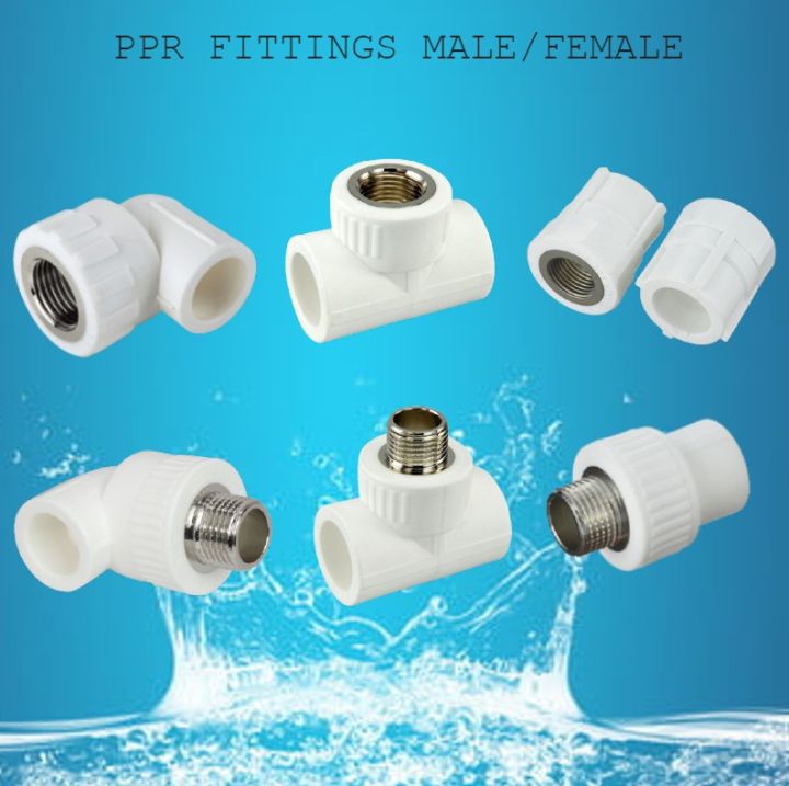 PPR Pipe Fittings Female /Male Coupling , Female /Male EIbow , Female ...