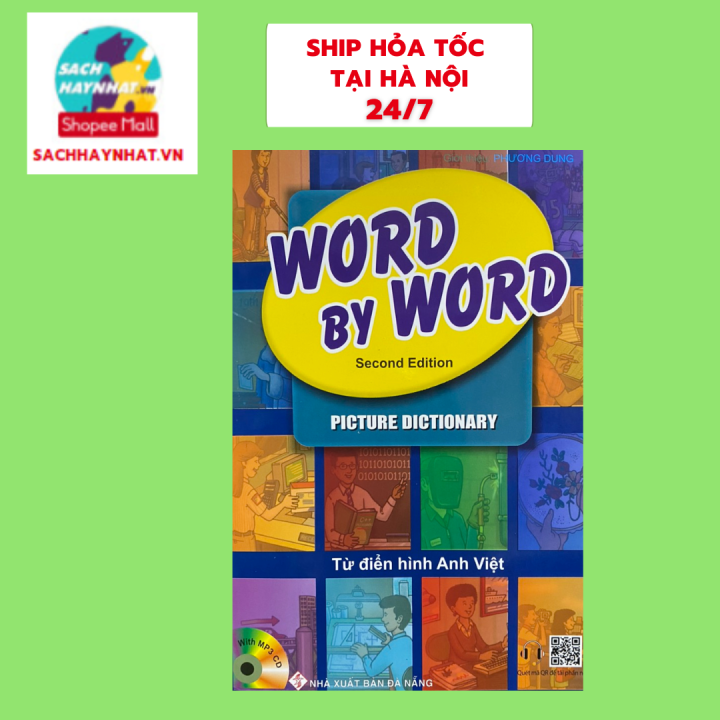 Sách - Word by word : Từ điển hình Anh Việt ( có mã QR file nghe ...