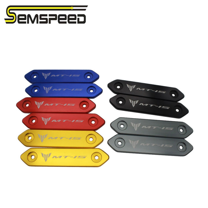 SEMSPEED Motorcycle CNC Side Panel Body Trim Cover Strip For Yamaha ...