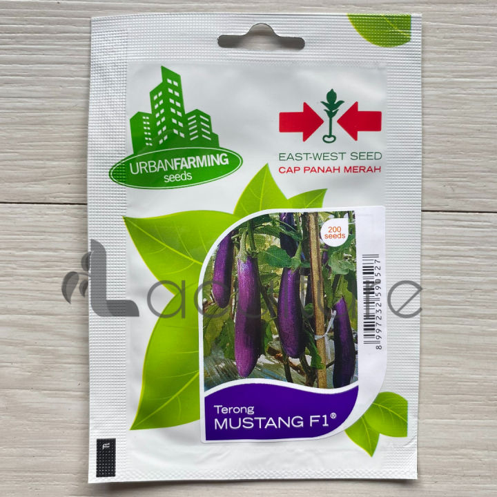 Benih Terong Ungu MUSTANG F1 Isi 200 Butir Cap Panah Merah | Lazada Indonesia