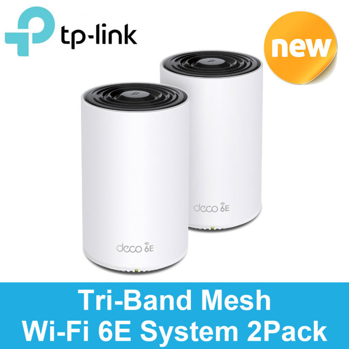 TP-Link Deco XE75 2Pack Latest Version Tri-Band Mesh Wi-Fi 6E System ...
