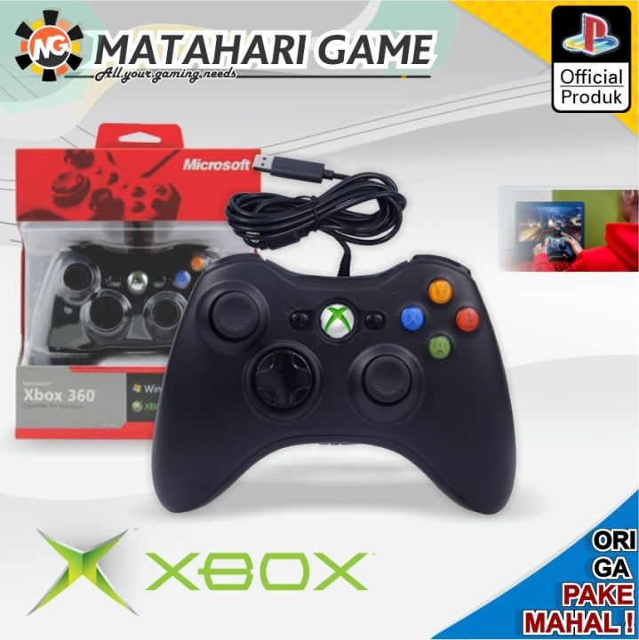 Microsoft Stik Stick XBOX Wired Support PC, Original Pabrik | Lazada ...