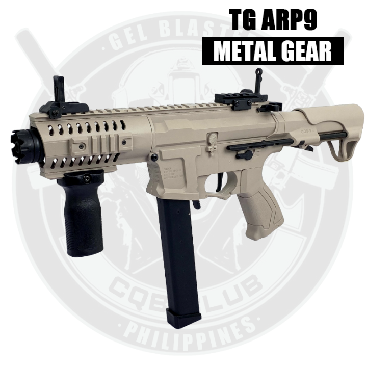 [CQB CLUB] TG ARP9 V2 High End Metal Gear Gel Ball Blaster Blowback Toy ...