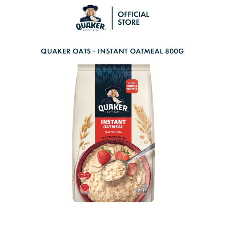 Quaker Instant Oatmeal (800g) | Lazada