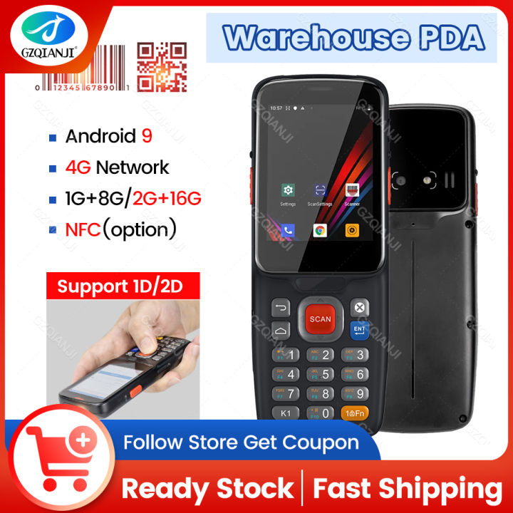 Rugged Android PDA 1D 2D Bar Code QR Code Scanner Android 9 Inventory ...