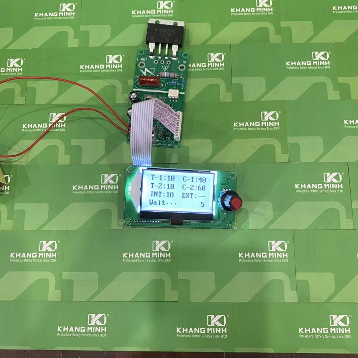 Mạch Timer Xung Kép Phím Encoder Chế Máy Hàn Cell Pin Hàn điểm Lazadavn