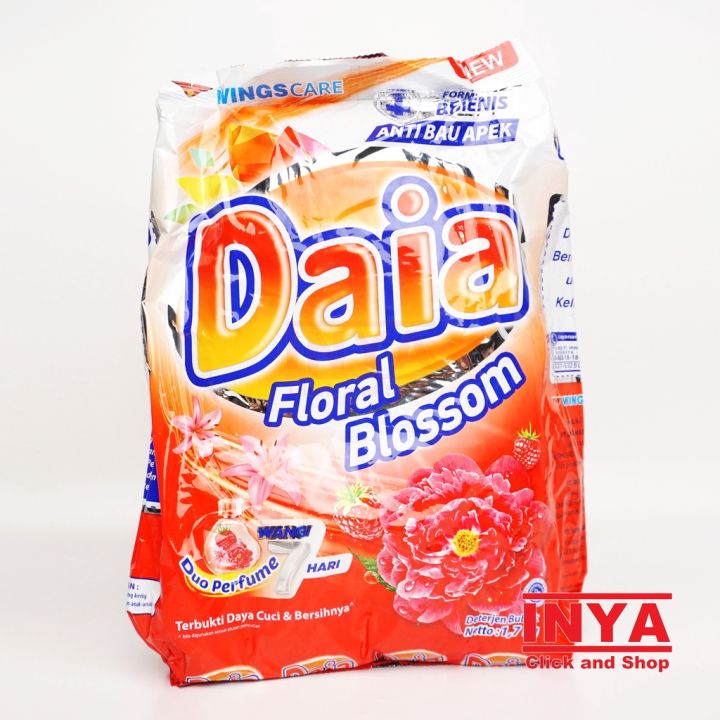 DAIA DETERJEN BUBUK FLORAL BLOSSOM 1.5Kg - Detergent Pakaian - Laundry ...