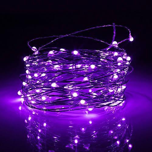 5 meter 50 LED Fairy Light String Wire Battery Powered Waterproof Pixie ...