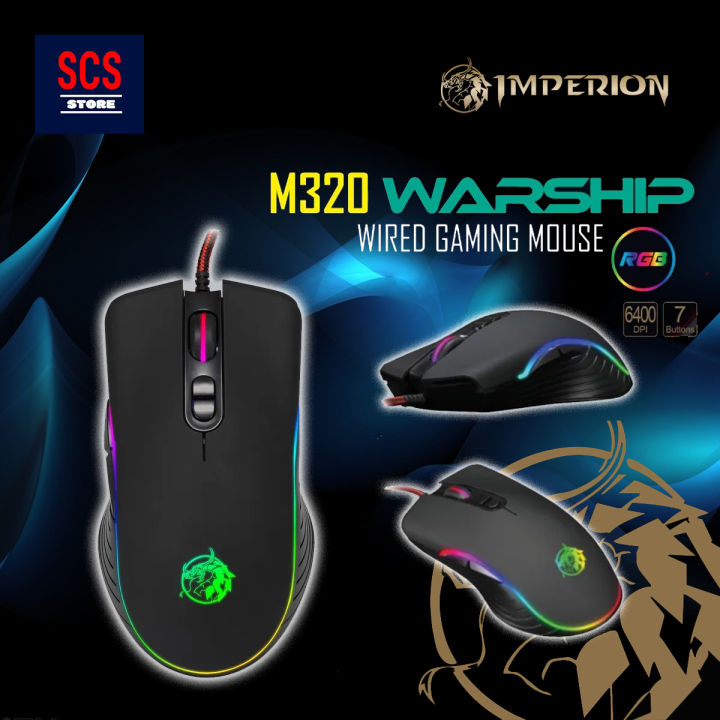 Imperion M320 Warship RGB Gaming Mouse | Lazada