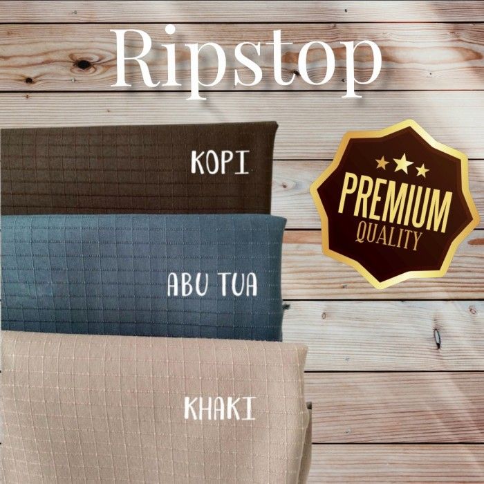 1 Meter Kain Ripstop Bahan Ribstok Ribstop bahan seragam premium ...