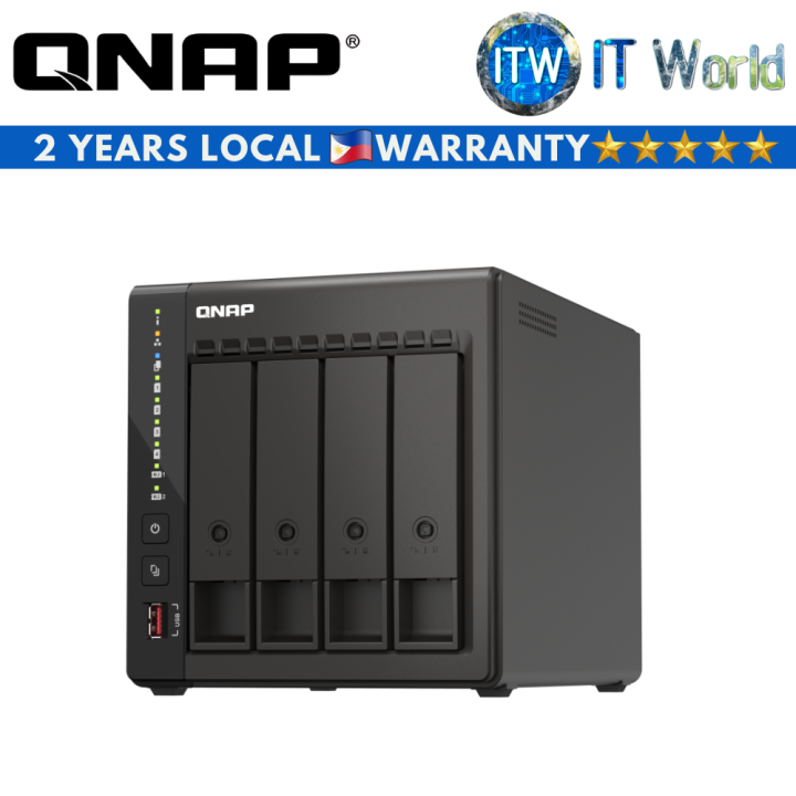 QNAP TS-453E-8G - 4 Bay Network Attached Storage (NAS) | Lazada PH