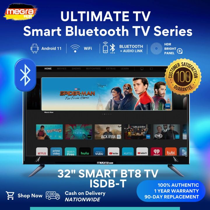 Megra Smart TV LED TV 45 Inches FHD evision Android with built-in ...