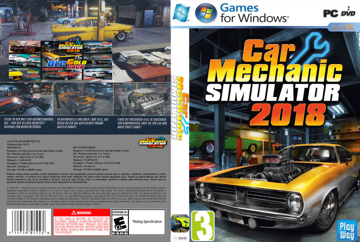Car Mechanic Simulator 2018 PC GAME [Offline INSTALLATION] | Lazada