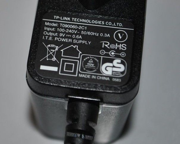 Power Adapter อะแดปเตอร์ TP-LINK 9V 0.6A (ของแท้ 100%ต้องมีโลโก้แสดงชัด ...