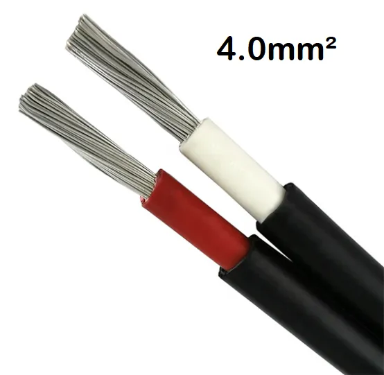 Solar DC Cable Twin Core Double Insulation 2 x 4.0mm² - 1 Meter | Lazada