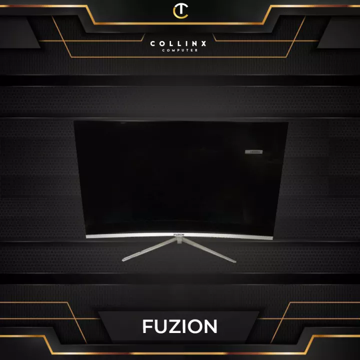 FUZION 27-INCH CURVED BORDERLESS IPS 144HZ - GAMING MONITOR | Lazada PH
