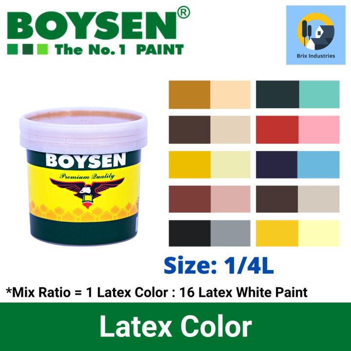 Boysen Paint Latex Color Full Tone 14L Thalo Blue Green Lampblack ...