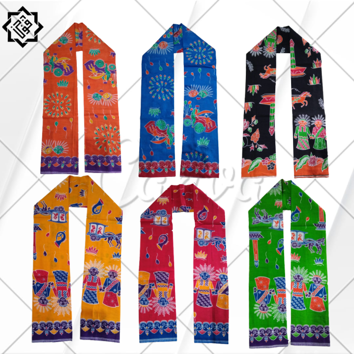 Selendang Ondel Ondel Syal Ondel Ondel Syal / Selendang Cukin Ondel ...