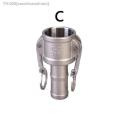 ♠ 1/2 3/4 1 2 Camlock Groove Fitting 304 Stainless Steel Cam Lock ...
